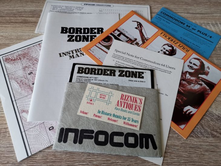 Border Zone by Infocom - Classic C64 Purchase - Lyonsden Blog