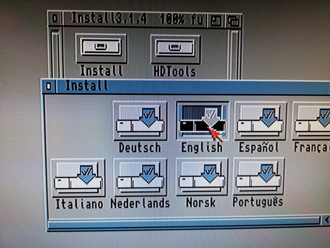Installing Amiga OS 3.1.4 - Part 4 - Installing Workbench - Lyonsden Blog