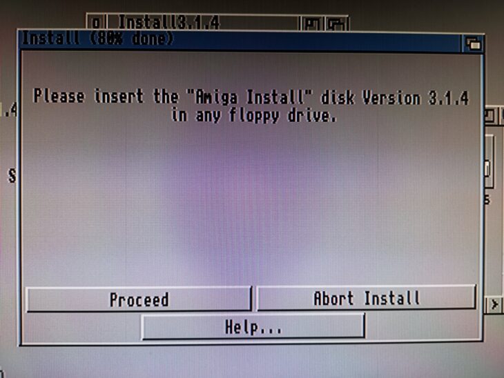Installing Amiga OS 3.1.4 - Part 4 - Installing Workbench - Lyonsden Blog