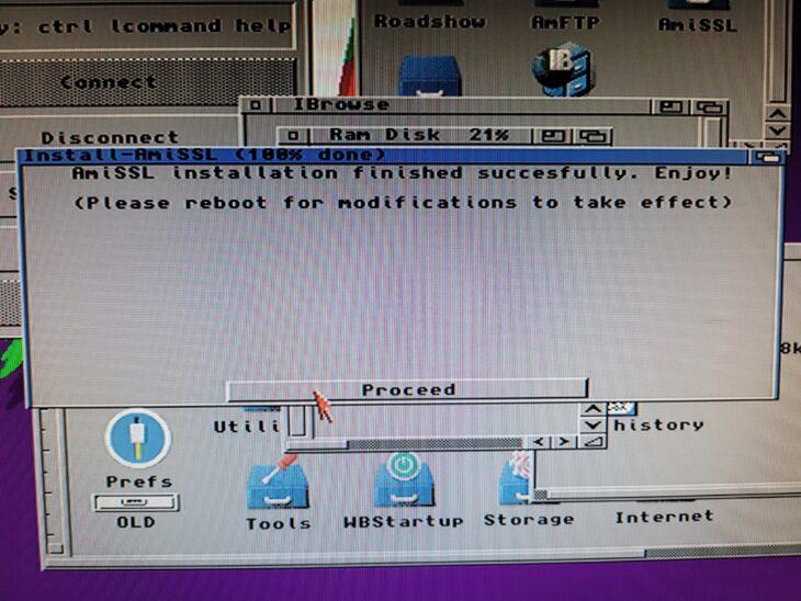 Getting an A1200 Online Part 3 – Installing an Amiga Web Browser ...
