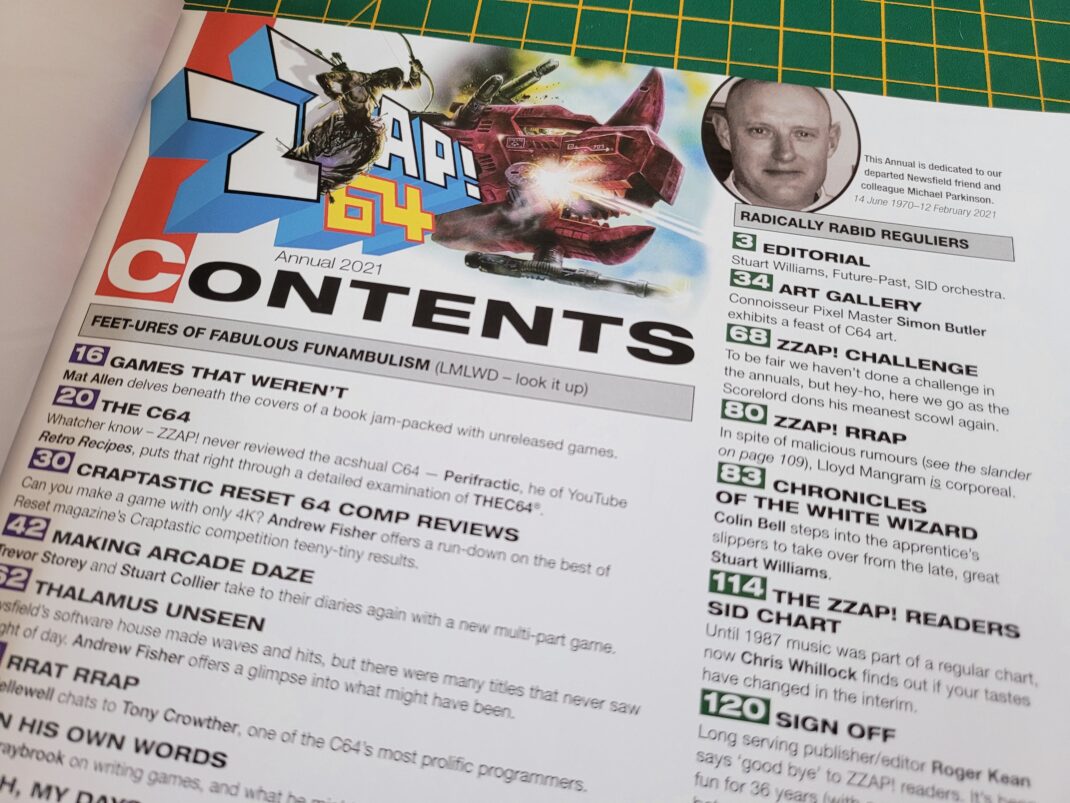 A look at the new Zzap! 64 2021 Annual - Lyonsden Blog