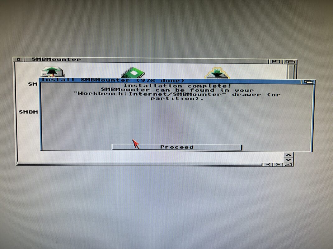 How to access a network share on the Amiga - Lyonsden Blog